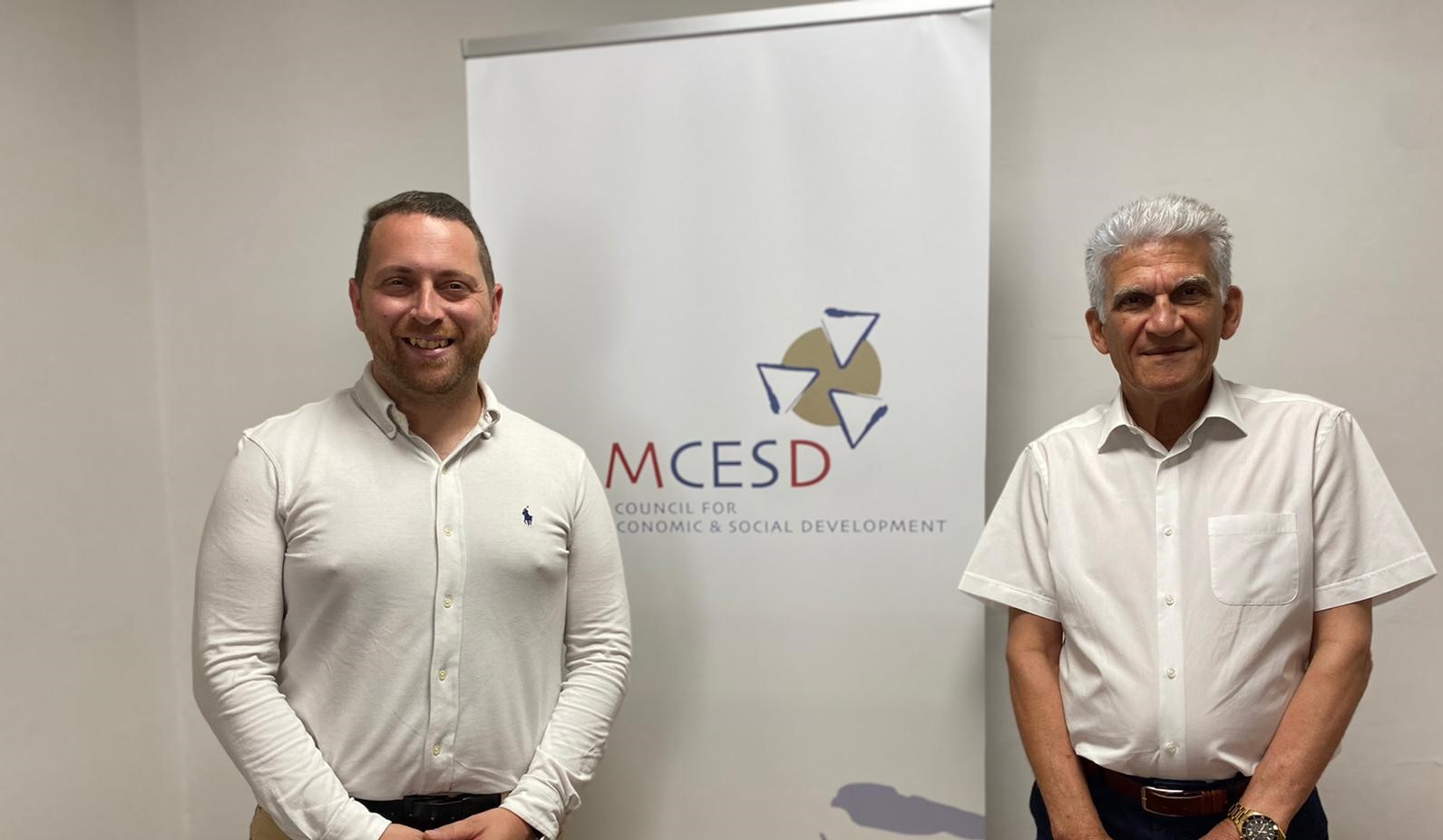 MCESD Chairperson meets MEP Alex Agius Saliba - MCESD